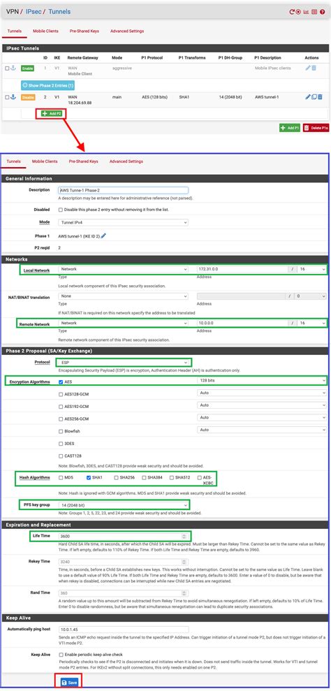 Setup Ipsec Vpn Between Virtual Pfsense Router And Aws Managed Vpn Endpoint With Static Routing
