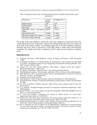 OPTIMIZATION AND FATIGUE ANALYSISOF A CRANE HOOK USING FINITE ELEMENT METHOD PDF Physics