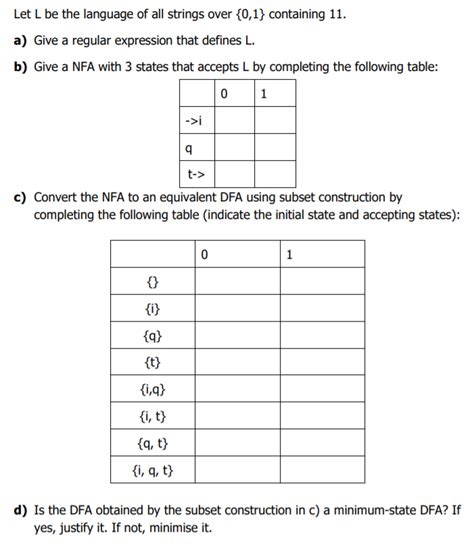 solved let l be the language of all strings over {0 1}