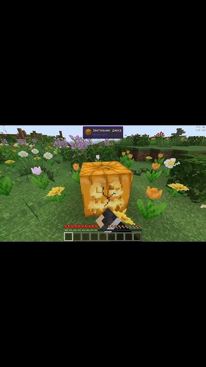 Как сделать светильник Джека Minecraft Minecraftshorts Tutorialminecraft Youtube