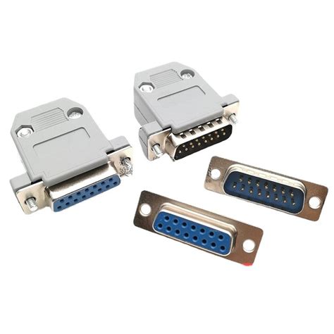 Db Plug Socket Female Plug Male Plug Shell Double Row Core Serial Port Pin Head Welding
