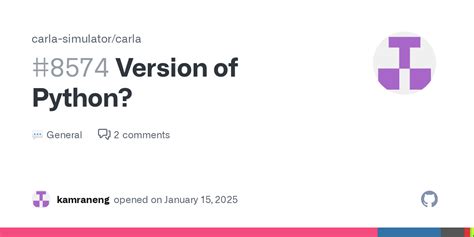 Version Of Python · Carla Simulator Carla · Discussion 8574 · Github