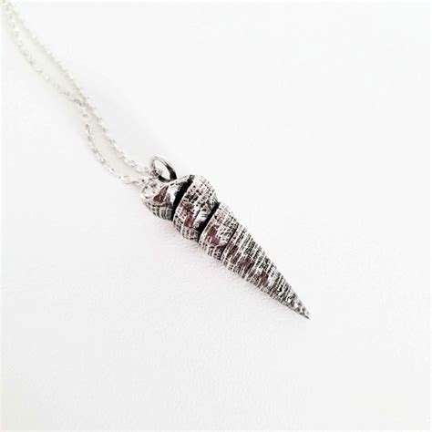 Auger Shell Necklace Something Silver