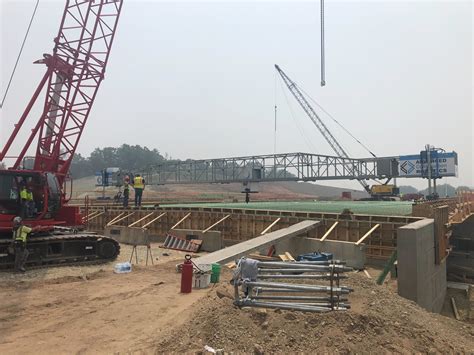 Rebar Tying Robot Helps Ironworkers With The County Highway Ab Overpass Project