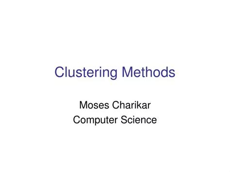 PPT Clustering Methods PowerPoint Presentation Free Download ID 641064