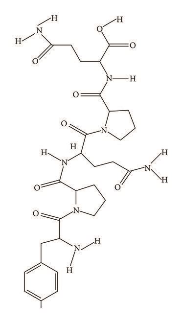 Chemical Structure Of A Gliadin B Legumin C Elastin And D