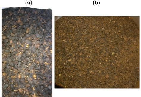 A Coffee Pulp Obtained Using The Wet Method B Coffee Pulp Dried And Milled Download