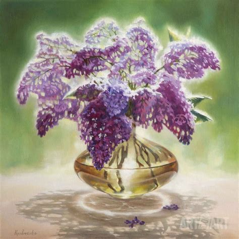 Букет сирени в солнечный день Живопись Юлия Кравченко