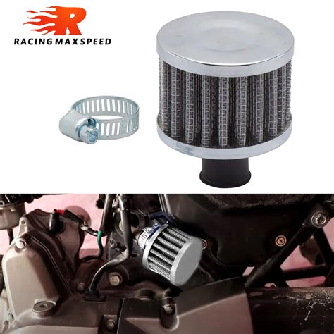 18 9mm Universal Air Filters Silver Motorcycle Cone Cold