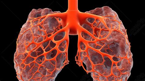 편리한 클리핑 경로를 사용하여 폐의 폐포를 놀라운 3d로 묘사 과학 교육 배경 길 배경 놀라 배경 이미지 Hd 과학 교육