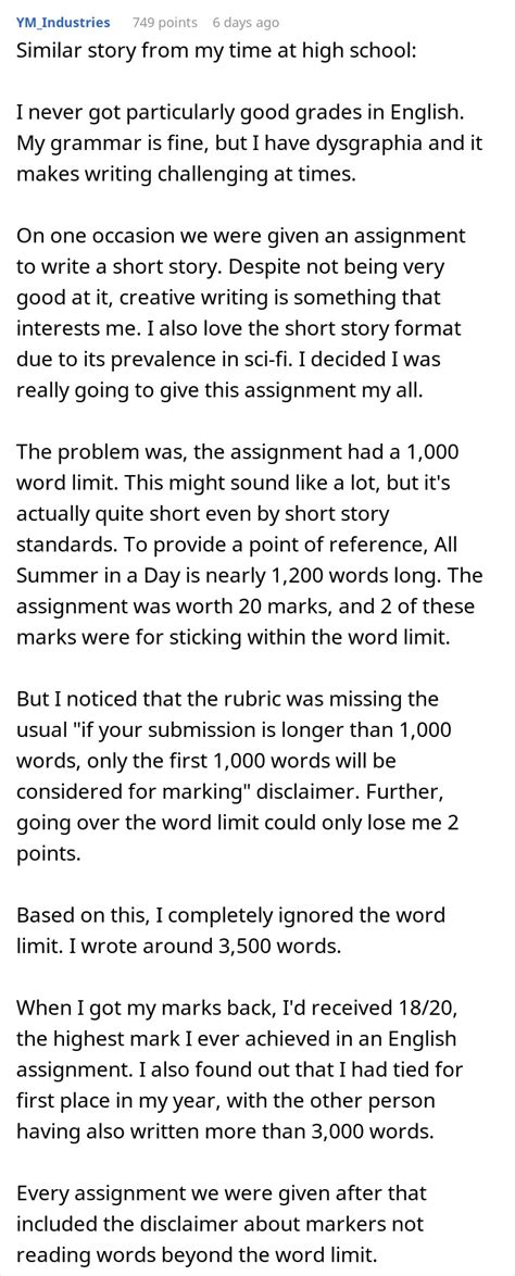 Professor Regrets His Grading System Policy After Student Maliciously Complies And Only Sends