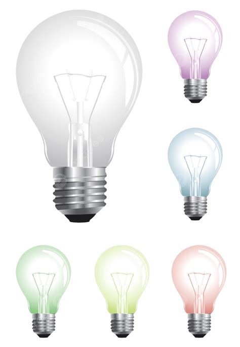 벡터 전구 밝은 개념 유리 개념 혁신 Png 일러스트 및 벡터 에 대한 무료 다운로드 Pngtree