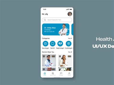 Health Care App Ui Ux Design Behance