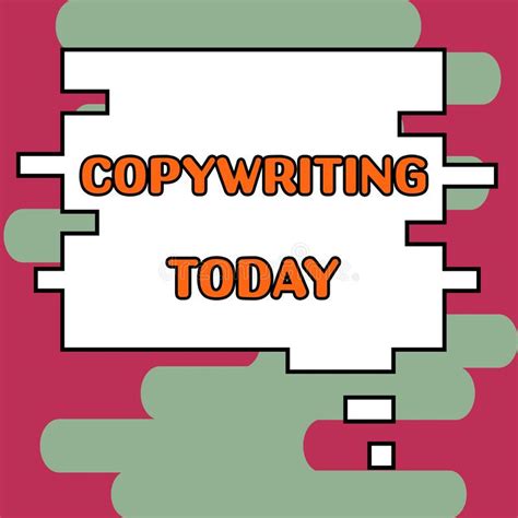Writing Displaying Text Copywriting Business Idea Writing The Text Of Advertisements Or