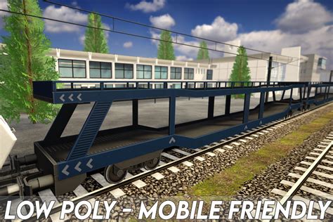 Train Car 06 Transporter 3d Land Unity Asset Store