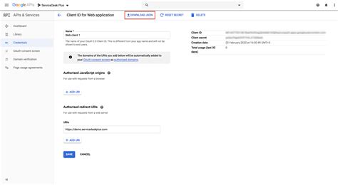 Configure OAuth For G Suite Server Applications Manager User Guide