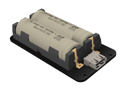 Free Stl File 18650 Battery Shield V8 Mobile Power Bank 3v 5v 🔋・template To Download And 3d