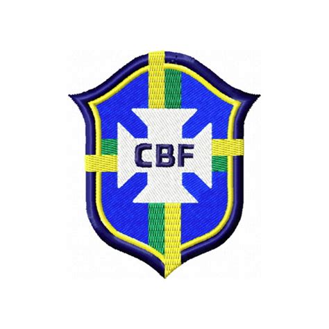 Matriz De Bordado Escudo Cbf Brasil Selecao Brasileira Elo7
