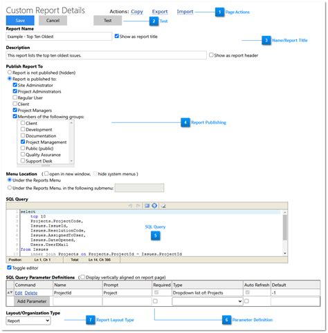 Custom Report Details