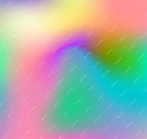 추상 무지개 배경 부드러운 흐림 Bokeh 광장 프리미엄 벡터