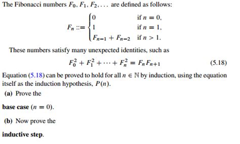 Solved The Fibonacci Numbers F0 F1 F2 Are Defined As Fo Chegg