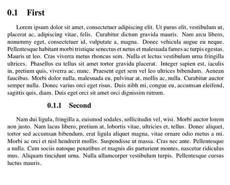 Indentation Different Indent Only The First Line In Section Subsection TeX LaTeX Stack
