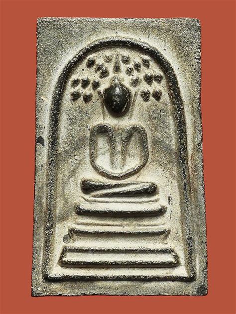 พระสมเด็จปรกโพธิ์ พิมพ์อกร่อง เนื้อผงใบลาน หลวงปู่โต๊ะ วัดประดู่ฉิมพลี ปี 2518 Ennxo