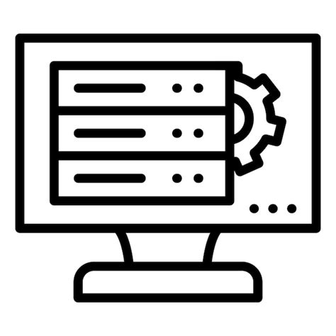 Premium Vector Data Storage Icon Style