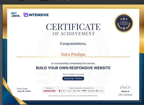 Pushpa Sura On Linkedin Ccbp Nxtwave Programming Coding Fullstack