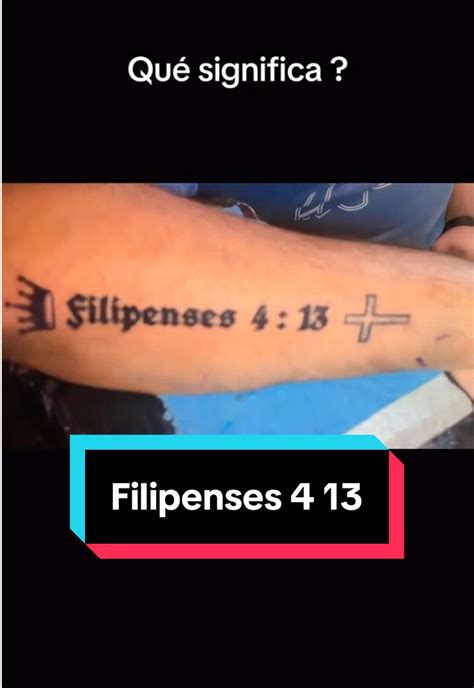 Filipenses 4 Tatuagem De 13 Bracos Com Cruz Comenta Ai Qual Frase Vcs