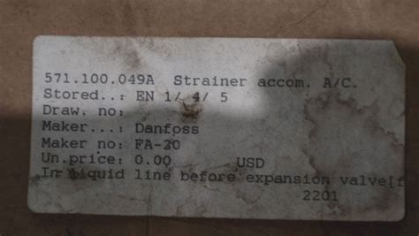 Danfoss Strainer Accom A C Fa 20 Smedegaarden A S