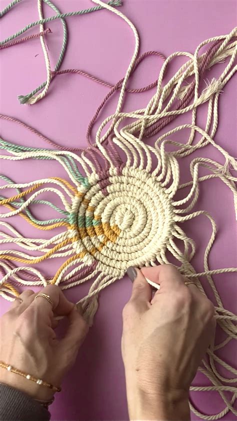 No Sew DIY Macrame Coaster Tutorial The Pretty Life Girls