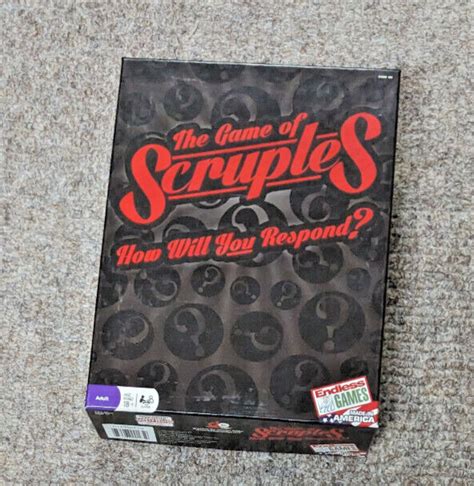 The Game Of Scruples How Will You Respond Endless Games 18 4 8 Players Ebay