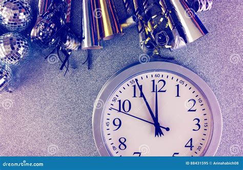New Year Eve Stock Image Image Of Year Blowouts Time 88431595