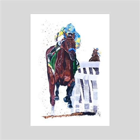 American Pharoah An Art Print By Katie Bratcher Inprnt