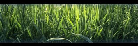 Premium Ai Image A Green Grass With Transparency Border In The Style Of Video Montages