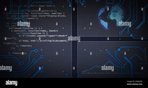 Image Of Scope Scanning Processor Elements And Data Processing On