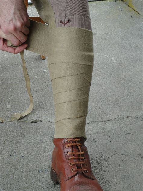 Puttee Tying Tutorial — Victoria Esquimalt Military Re Enactors Association