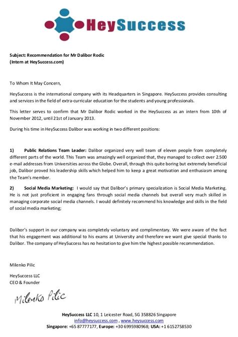 Confirmation Note From Heysuccess