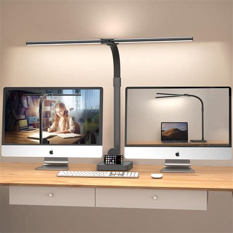 Ksunun Double Head Led Desk Lamp Architect Desk Lamps For Home Office