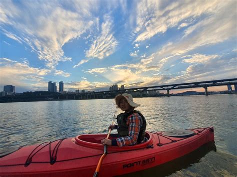 서울 한강 루나루 카약 And 패들보드 선셋 데이