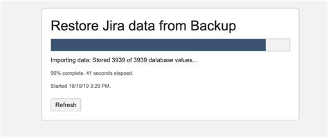 Jira System Restoration Stuck Jira Atlassian Documentation