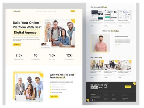 wordpress landing page or elementor landing page design upwork