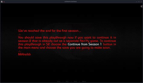 Vn Ren Py Alternate Existence S V Mrknobb F Zone Adult Games Comics Mods