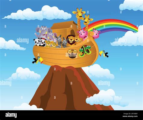 Noah Ark Illustration Stock Vector Image And Art Alamy