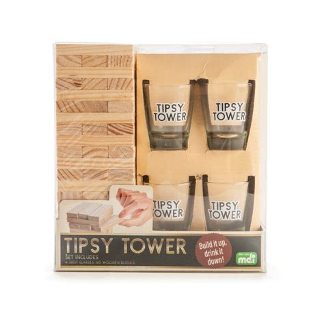 MDI Tipsy Tower Adult Drinking Party Game Set BIG W