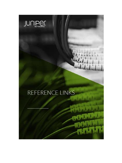 Reference Links Juniper Networks Confidential Pdf Juniper Networks Computing
