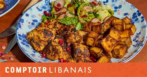 Free Range Grilled Chicken Taouk With Batata Harra 30 Mins Poultry