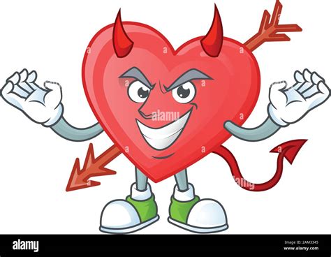 Devil Arrow Love Cartoon Character Design Style Stock Vector Image And Art Alamy