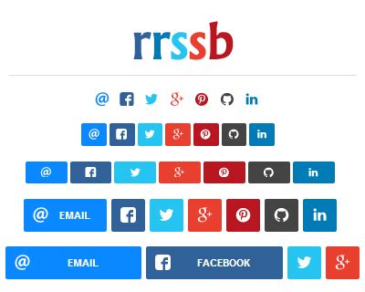 Ridiculously Responsive Social Sharing Buttons Jquery Plugins
